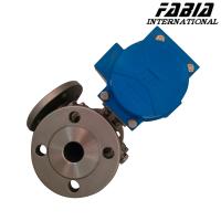 China High-pressure Pneumatic Three-way Flanged Ball Valve for sale