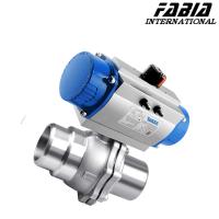 China 2 Piece Pneumatic Control Ball Valve 1 Inch 2 Inch Butt Welding for sale