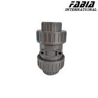 China Pneumatic Double Command Ball Valve with PVC Body for sale