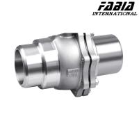 China Pneumatic Two-Piece Ball Valve With Low Resistance Pneumatic Ball Valve for sale