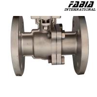 China Easy-To-Maintain Pneumatic Two-Piece Flanged Ball Valve for sale