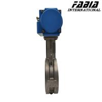 China 4 Inch  3 Inch Pneumatic Clamp Butterfly Valve Stainless Steel Body for sale