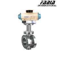 China 6 Inch 10 Inch Flanged Pneumatic Butterfly Valve Stainless Steel for sale