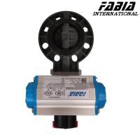 China Soft Seal Pneumatic Butterfly Valve Clamp PVC Valve Lightweight and Cost-Effective for sale