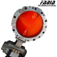 China aluminum alloy Powder dust Butterfly Valve wafer type Dust-Tight Design for Mining and Cement Production for sale