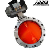 China aluminum alloy Powder dust Butterfly Valve wafer type Dust-Tight Design for Mining and Cement Production for sale