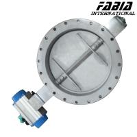 China Pneumatic Control Flange Butterfly Valve Flange End for sale