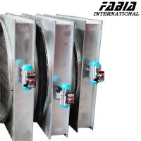 China Pneumatic Flue Flapper Valve Stainless Steel Gas Flapper Valve for sale