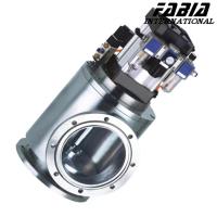 China Pneumatic High Vacuum Flapper Valve Stainless Steel Vacuum Damper Valve for sale