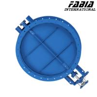 China 50mm 400mm 300mm Carbon Steel Flanged Ventilation Butterfly Valve for sale