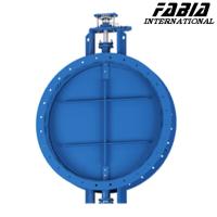China 50mm 400mm 300mm Carbon Steel Flanged Ventilation Butterfly Valve for sale