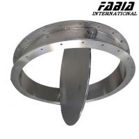 China 200mm 150mm 110mm  Stainless Steel Flanged Ventilation Butterfly Valve For Water Line for sale