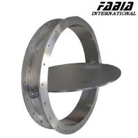 China 200mm 150mm 110mm  Stainless Steel Flanged Ventilation Butterfly Valve For Water Line for sale