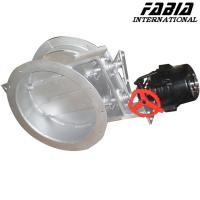 China 4 Inch Electrically Operated Butterfly Valve Control Flanged Ventilated for sale