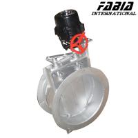 China 4 Inch Electrically Operated Butterfly Valve Control Flanged Ventilated for sale