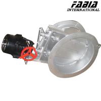 China 4 Inch Electrically Operated Butterfly Valve Control Flanged Ventilated for sale