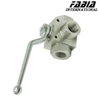 China Extra High Pressure Three Way Stainless Steel Ball Valve Manual Valve for sale