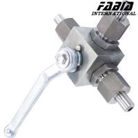 China Manual High Pressure Tee Butt Welding Ball Valve for sale