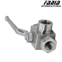 China Gas High Pressure Pvc Ball Valve Manual  Three Way  L Type for sale