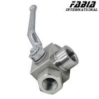 China Gas High Pressure Pvc Ball Valve Manual  Three Way  L Type for sale