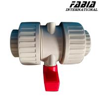 China Manual Double Command High Pressure Ball Valve PVC for sale