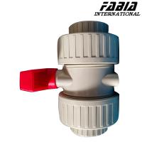 China Manual Double Command High Pressure Ball Valve PVC for sale