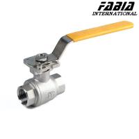 China High Performance Manual Two Piece Stainless Steel Industrial Ball Valve for sale