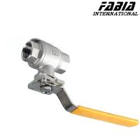 China High Performance Manual Two Piece Stainless Steel Industrial Ball Valve for sale