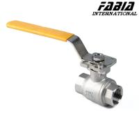 China High Performance Manual Two Piece Stainless Steel Industrial Ball Valve for sale