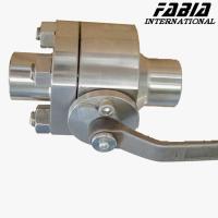 China Manual High Pressure Ball Valve Two-Piece Butt Welding for sale