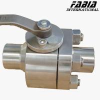 China Manual High Pressure Ball Valve Two-Piece Butt Welding for sale