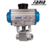 China Pneumatic High Pressure Two Way Ball Valve for sale