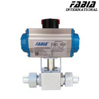 China Pneumatic High Pressure Two Way Butt Welding Ball Valve for sale