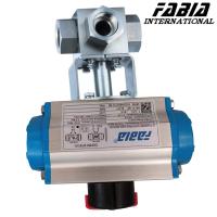 China Pneumatic Actuated High Pressure Ball Valve Three-Way Ball Valve FABIA for sale