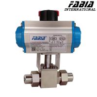 China Ultra High Pressure Ball Valve High Temperature Pneumatic Valve for sale