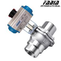 China Pneumatic High Pressure Ball Valve Two Piece Stainless Steel Industrial Ball Valve for sale