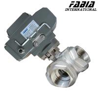 China Electric High Pressure 3 Way Ball Valve for sale