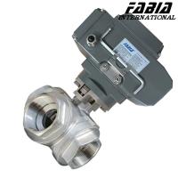 China Electric High Pressure 3 Way Ball Valve for sale