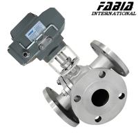 China Electric High Pressure Three Way Ball Valve L Type for sale