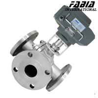 China Electric High Pressure Three Way Ball Valve L Type for sale