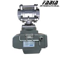 China Sand Blasting Electric High Pressure Ball Valve Three Piece Stainless Steel Ball Valve for sale