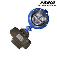 China Electric Hard Seal Industrial Butterfly Valve Large Diameter for sale