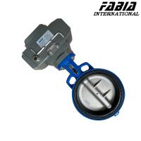 China Electric Industrial Carbon Steel Body  Butterfly ValveValve Plate Stainless Steel for sale