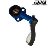 China Carbon Steel Manual EPDM Seal Butterfly Valve Stainless Steel Plate for sale