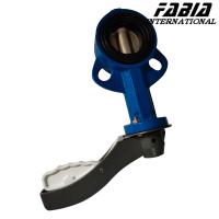 China Carbon Steel Manual EPDM Seal Butterfly Valve Stainless Steel Plate for sale