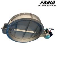 China Center Line Pipe Air Valve Pneumatic Industrial Butterfly Valve for sale