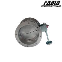 China Stainless Steel Manual Air Valve Flange Ventilation Control Valve for sale