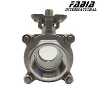 China High Temperature High Pressure Hard Sealing Forged Steel Ball Valve for sale