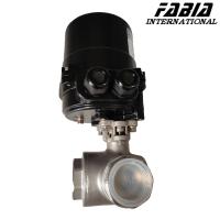 China High-Performance Threeway Ball Valve Electric Operation For Industrial Needs for sale