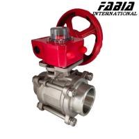 China DN65 Manual Turbine Ball Valve For Superior Performance And Durability for sale